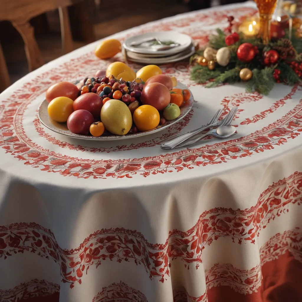 Enhancing Celebrations with Oval Holiday Tablecloths